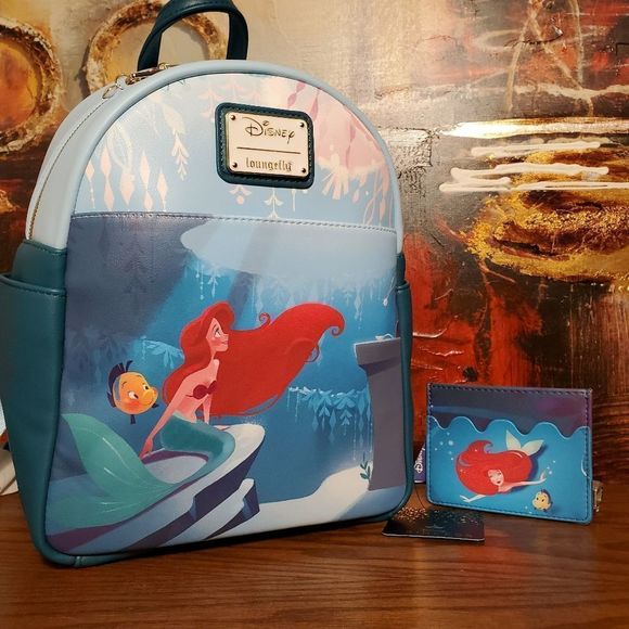 Loungefly | Bags | Loungeflyarielbackpackset | Poshmark